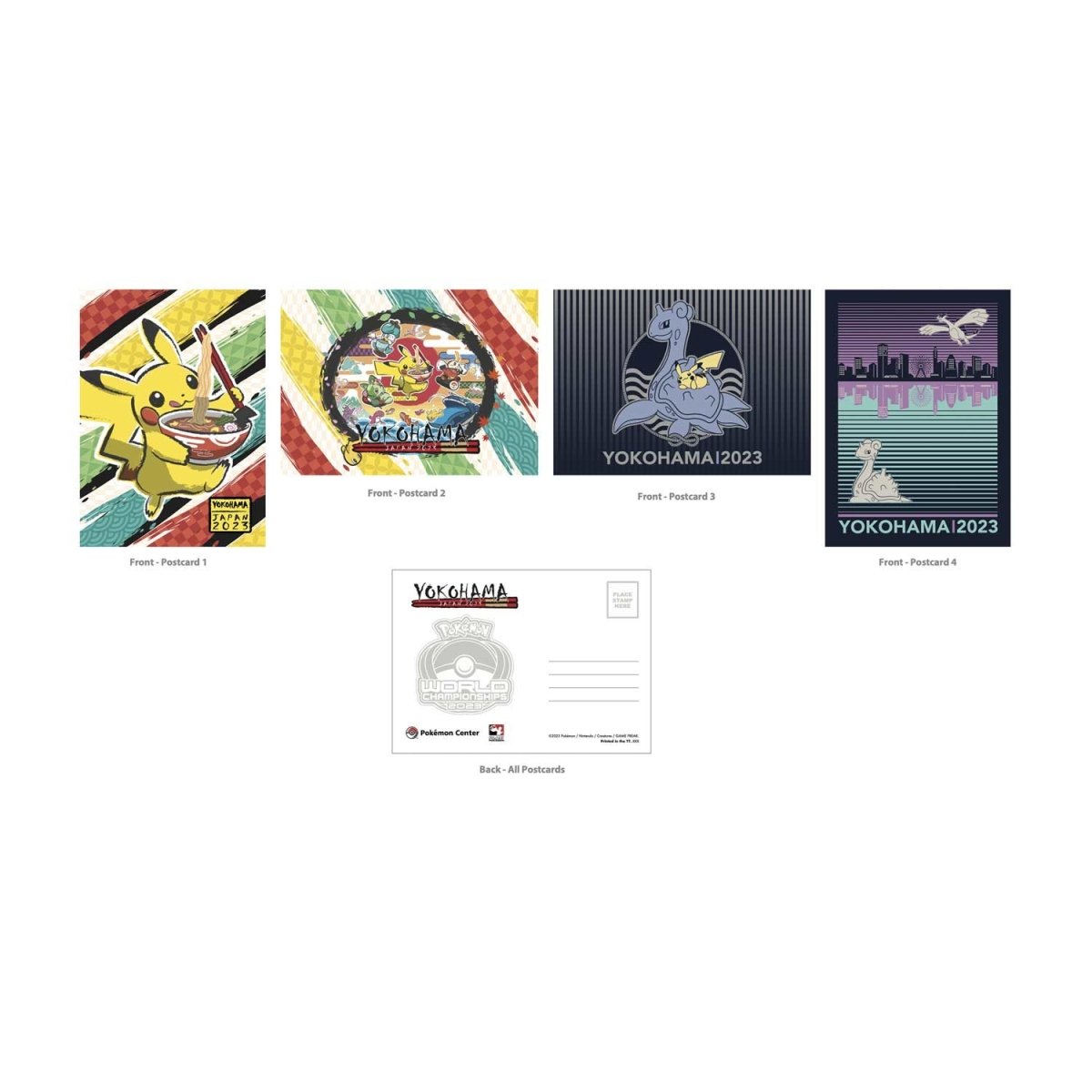 2023 Pokémon World Championships Postcards | Pokémon Center Canada ...