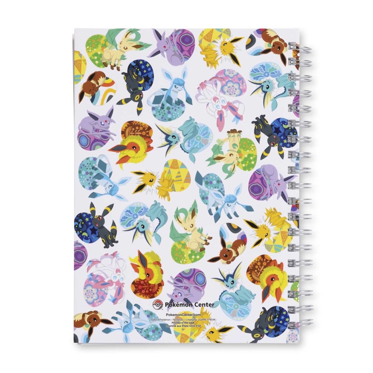 Eevee Essences Spiral Notebook (200 Pages) | Pokémon Center Official Site