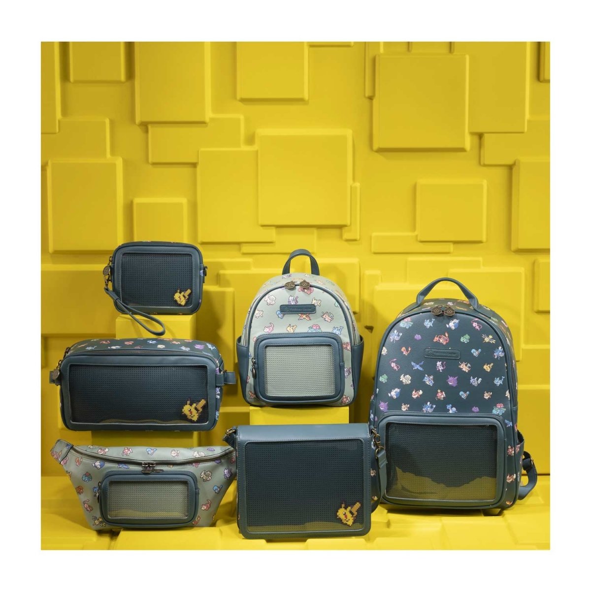Pokémon Pixel Pin Collector Shoulder Bag | Pokémon Center Official Site
