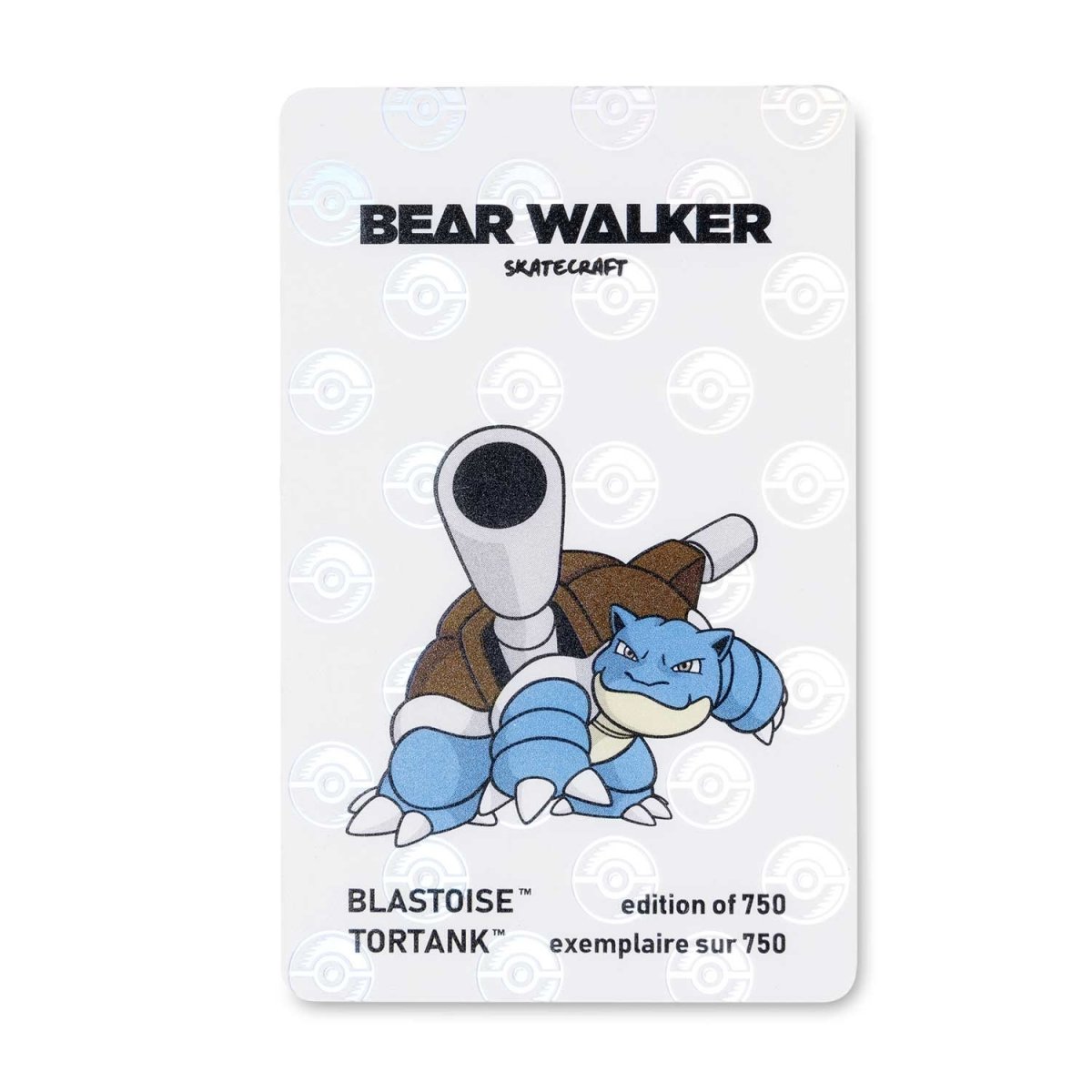 Pokémon Center × Bear Walker: Blastoise Skateboard | Pokémon Center ...
