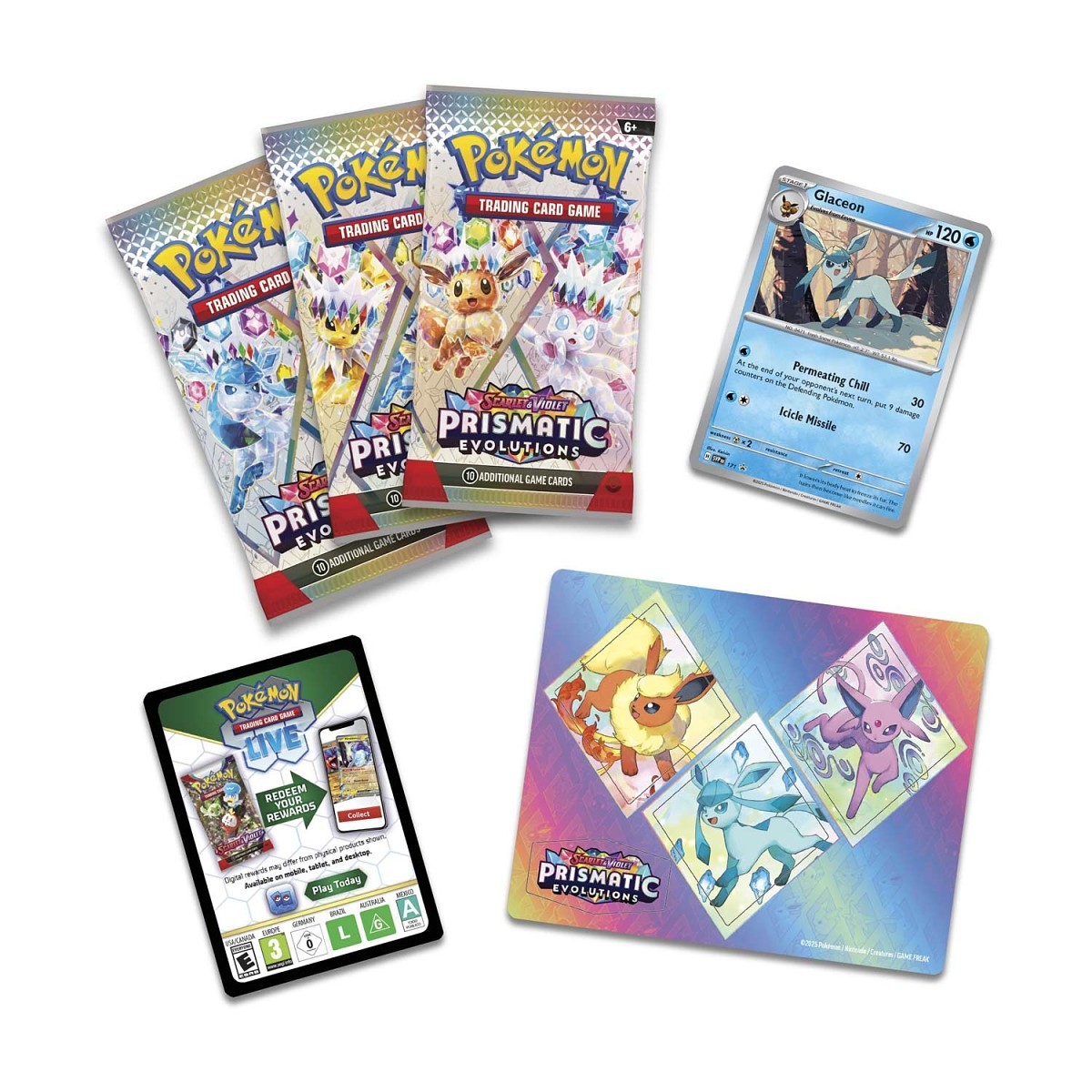 Pokémon TCG: Scarlet & Violet-Prismatic Evolutions Tech Sticker ...