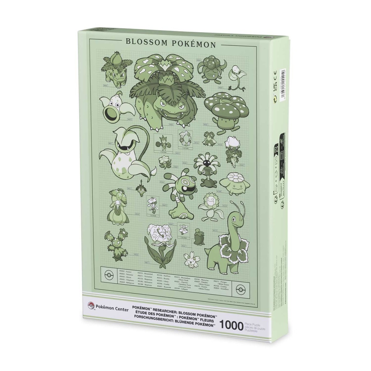 Pokémon Researcher: Blossom Pokémon Puzzle (1,000 Pieces) | Pokémon ...