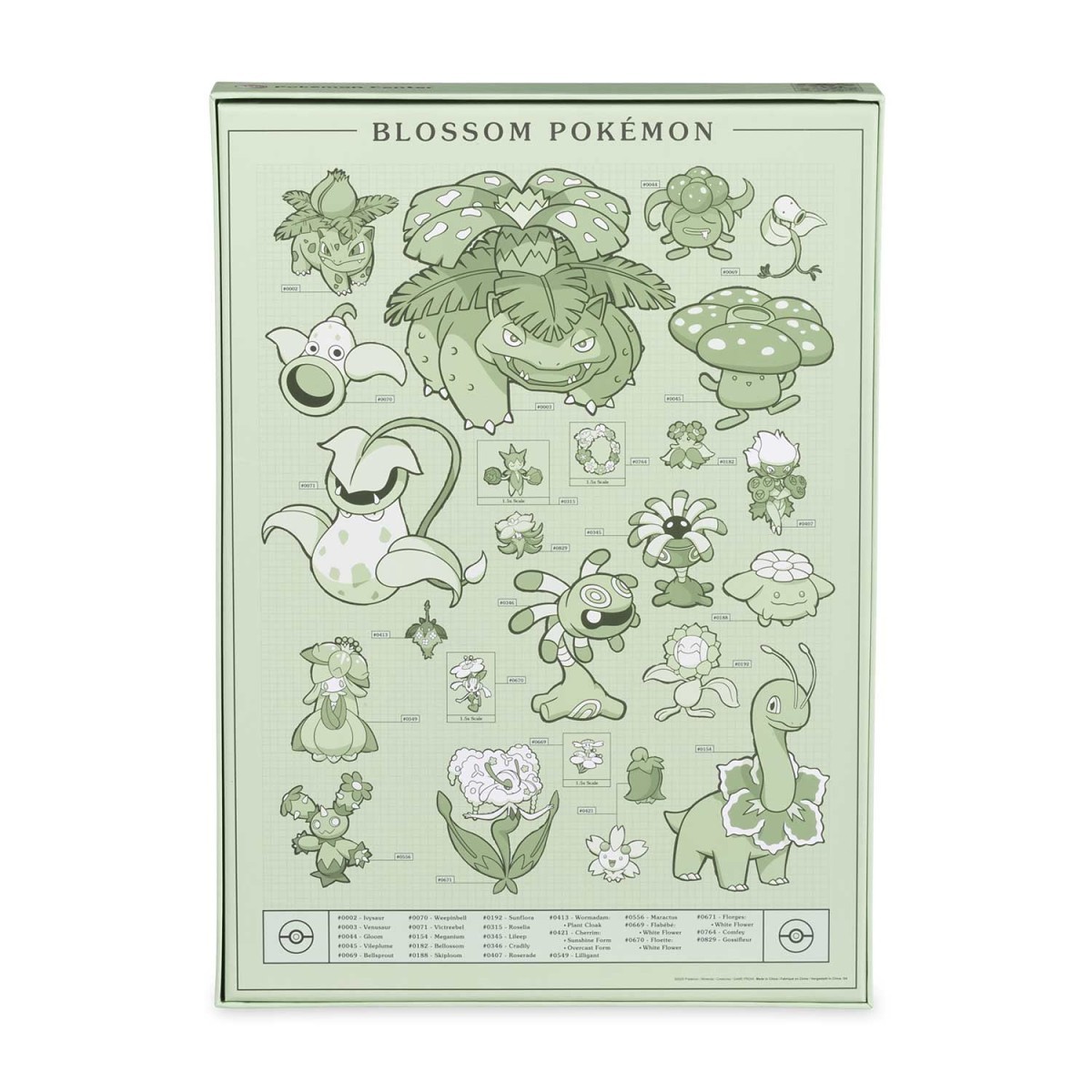 Pokémon Researcher: Blossom Pokémon Puzzle (1,000 Pieces) | Pokémon ...