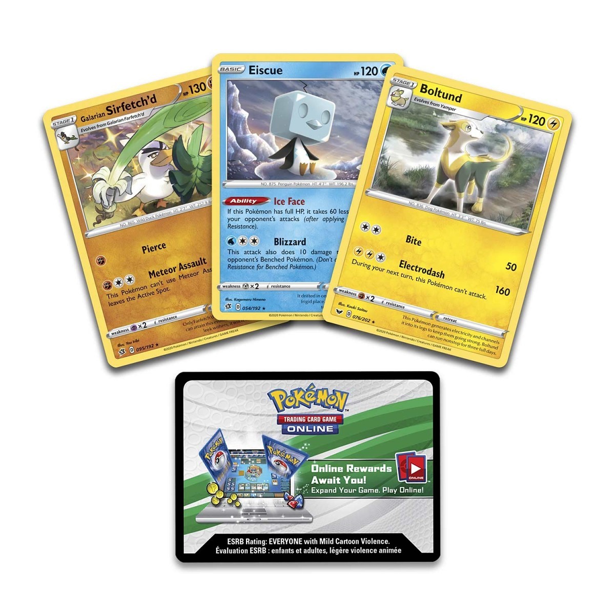 Pokémon TCG: Knock Out Collection (Boltund, Eiscue & Galarian Sirfetch ...