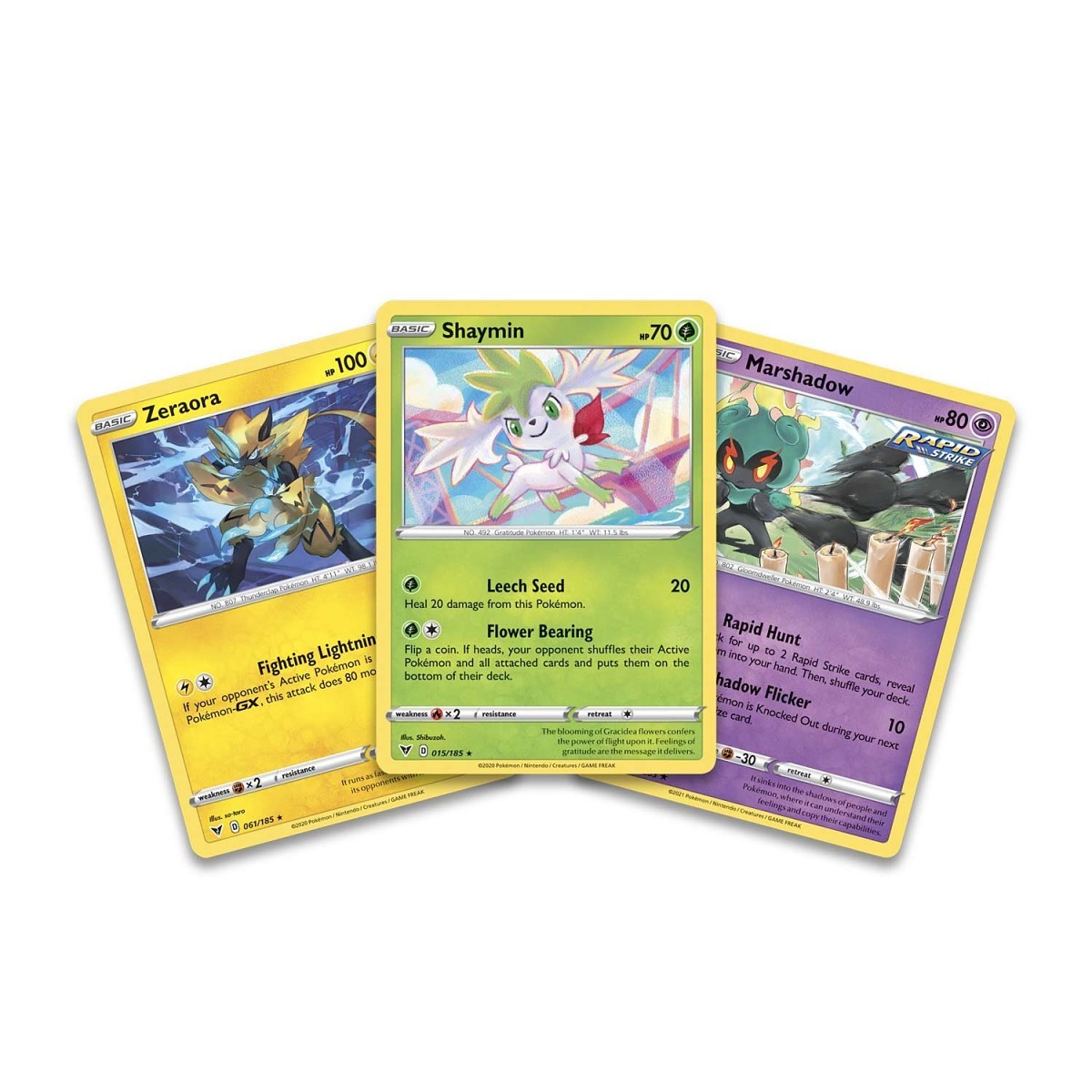 Pokémon TCG: Knock Out Collection (Shaymin, Zeraora & Marshadow ...