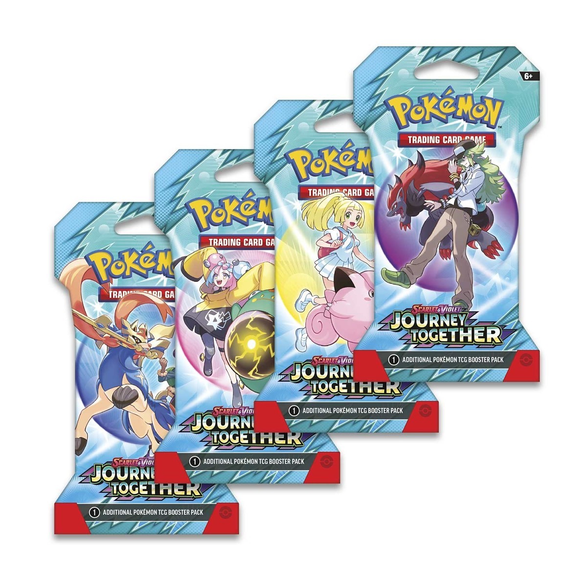 Pokémon TCG: Scarlet & Violet-Journey Together Sleeved Booster Pack (10 ...