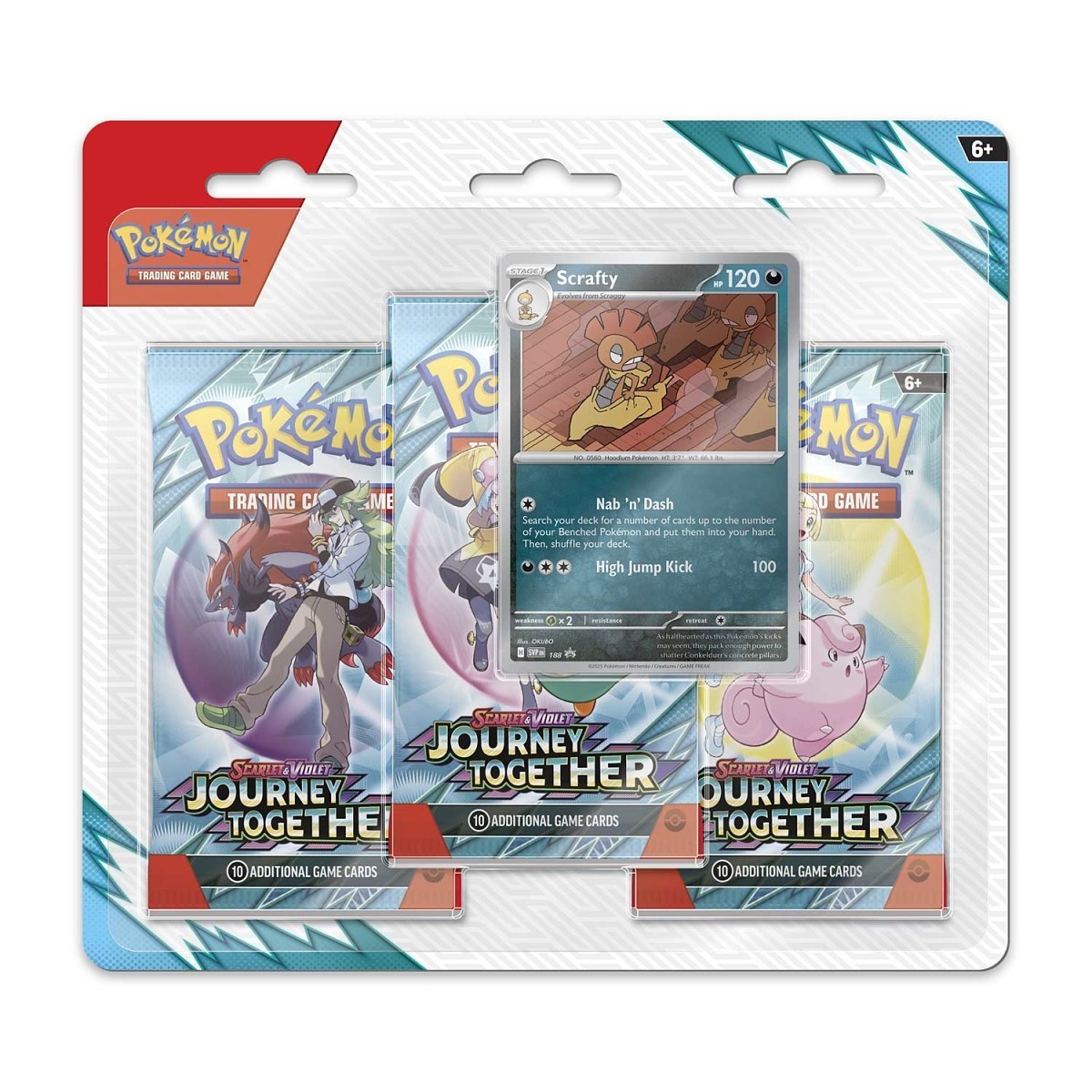 Pokémon TCG: Scarlet & Violet-Journey Together 3 Booster Packs ...