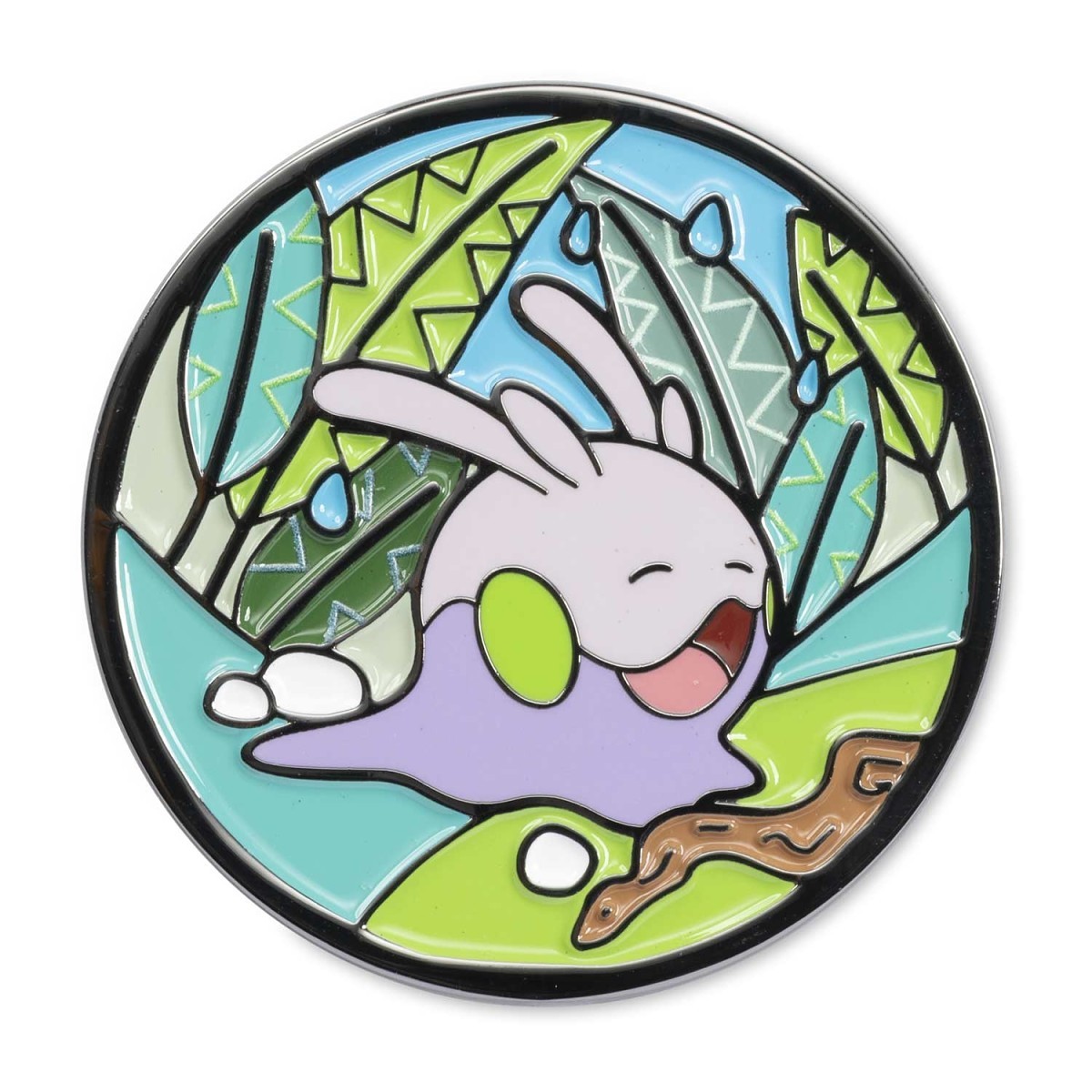 Goomy Pokémon Monthly Pins: Habitat Pin (4 of 12) | Pokémon Center UK ...