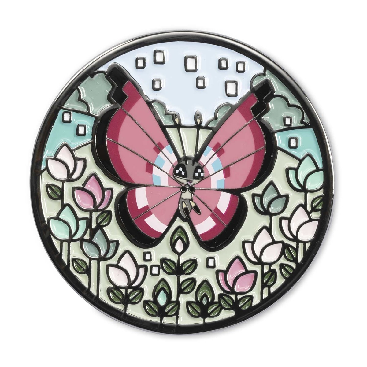 Vivillon Pokémon Monthly Pins: Habitat Pin (2 of 12) | Pokémon Center ...