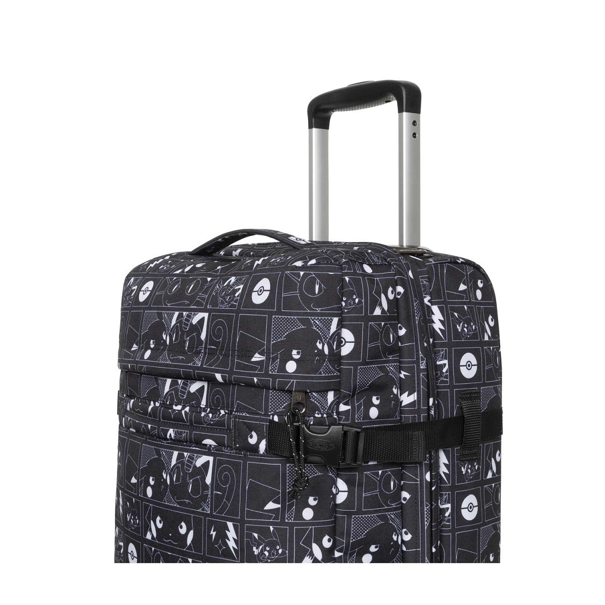 Pokémon × Eastpak: Pikachu & Meowth Transit'R Softside Roller Luggage ...