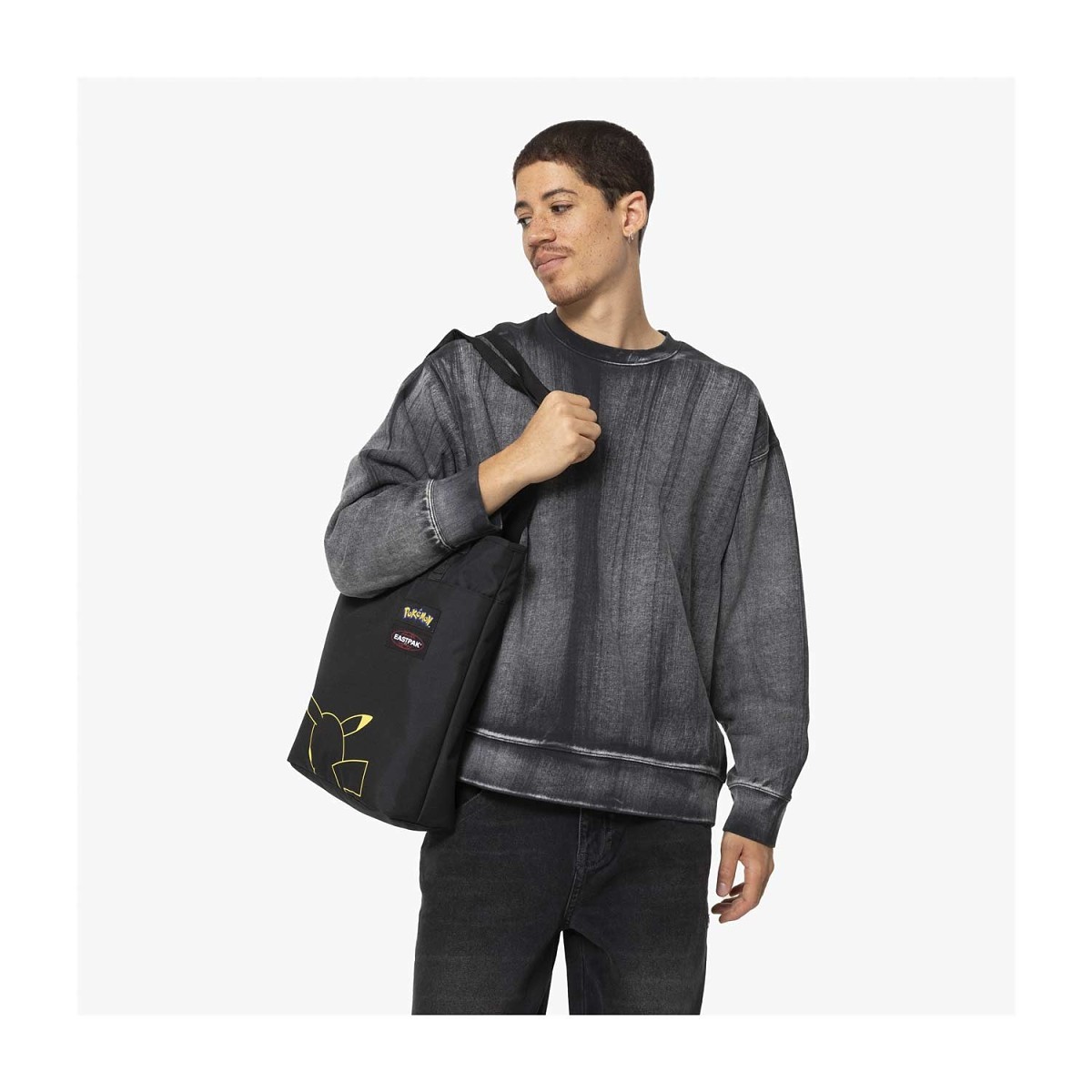 Pokémon × Eastpak: Pikachu 0025 Shopp'R Shoulder Tote Bag | Pokémon ...