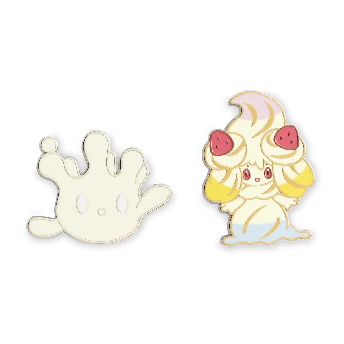 Milcery & Alcremie Pokémon Pins (2-Pack) | Pokémon Center Official Site