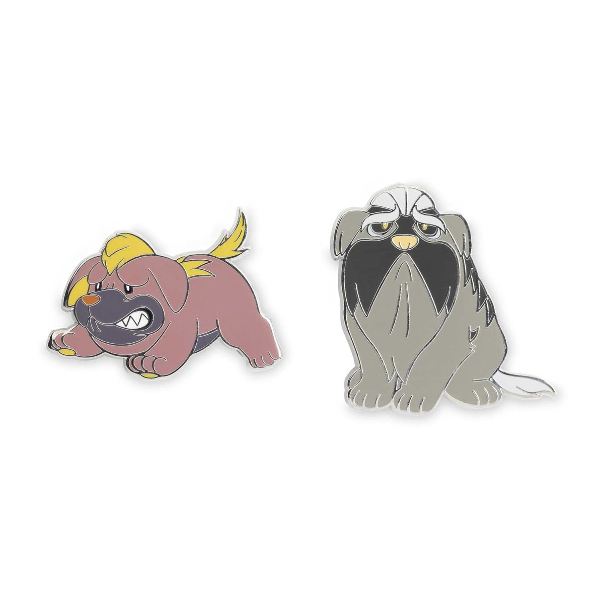 Maschiff & Mabosstiff Pokémon Pins (2-Pack) | Pokémon Center Official Site