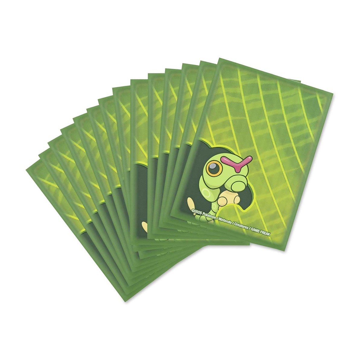 Pokémon TCG: Caterpie Munch Time Card Sleeves (65 Sleeves) | Pokémon ...