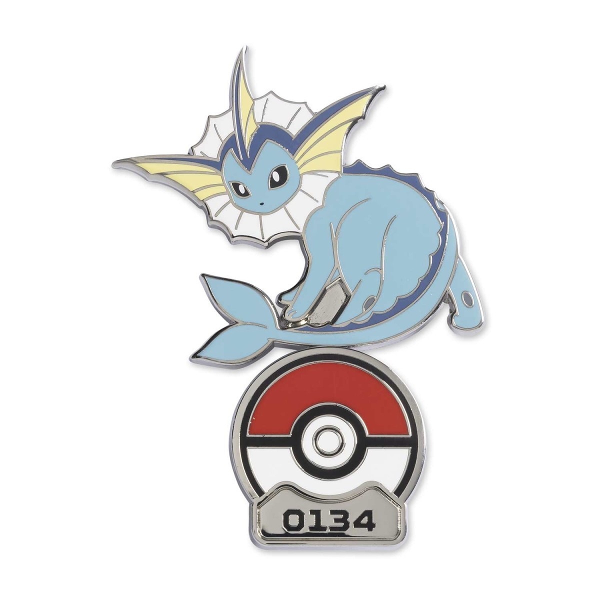 Pokémon Gallery Pins: Vaporeon Standing Pin | Pokémon Center Official Site