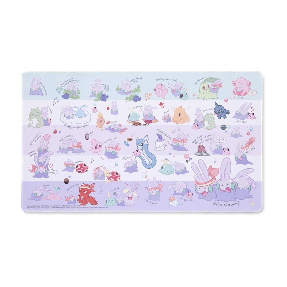 Pokémon TCG: We're Goomy Playmat | Pokémon Center Official Site