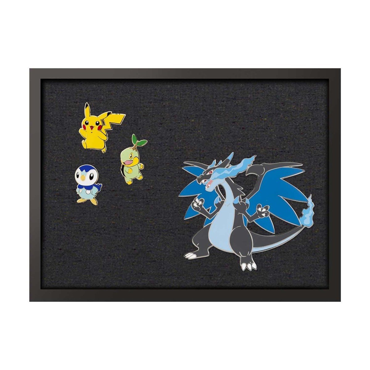 Pokémon Giant Pins: Mega Charizard X Oversize Pin | Pokémon Center ...