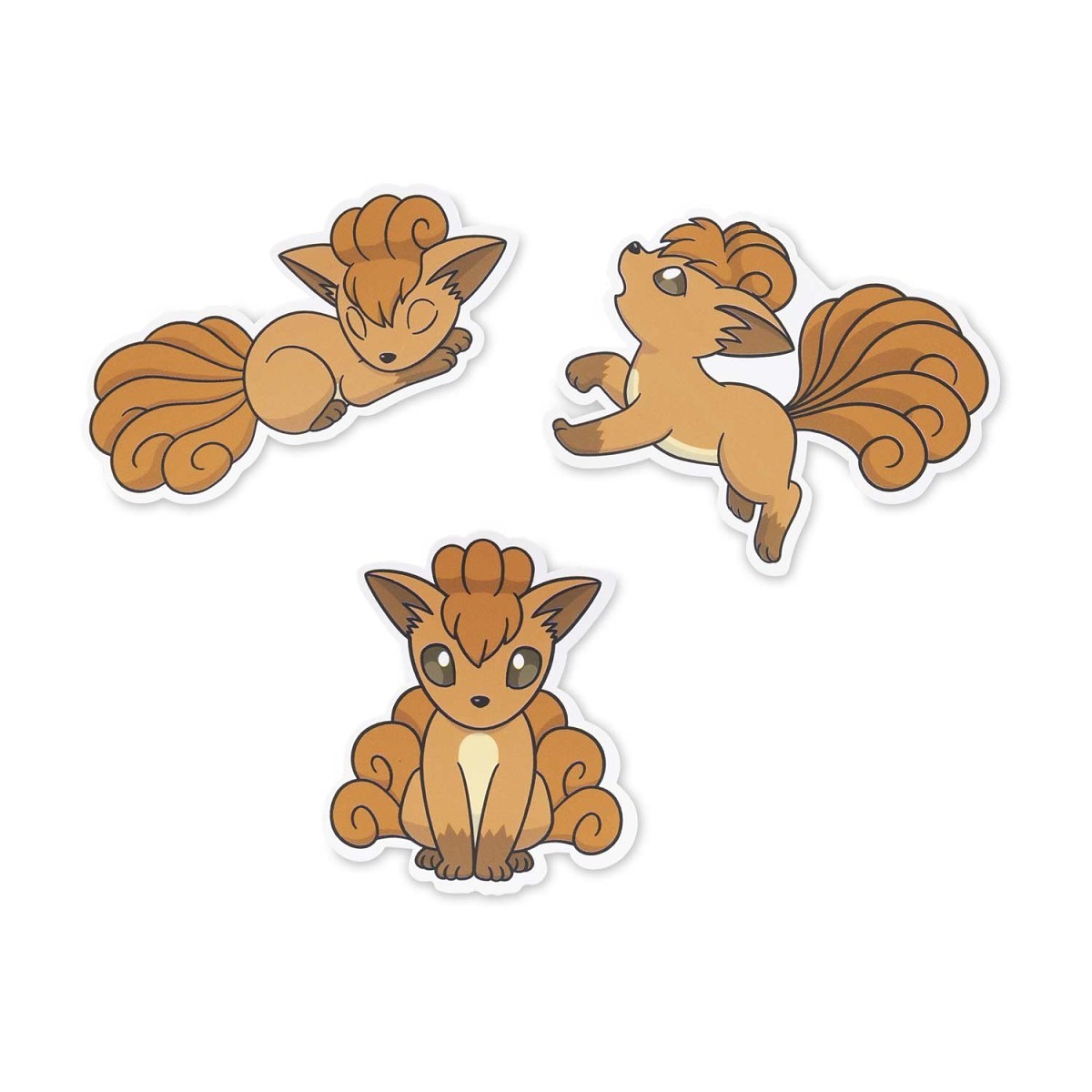 Vulpix Stickers (3-Pack) | Pokémon Center UK Official Site