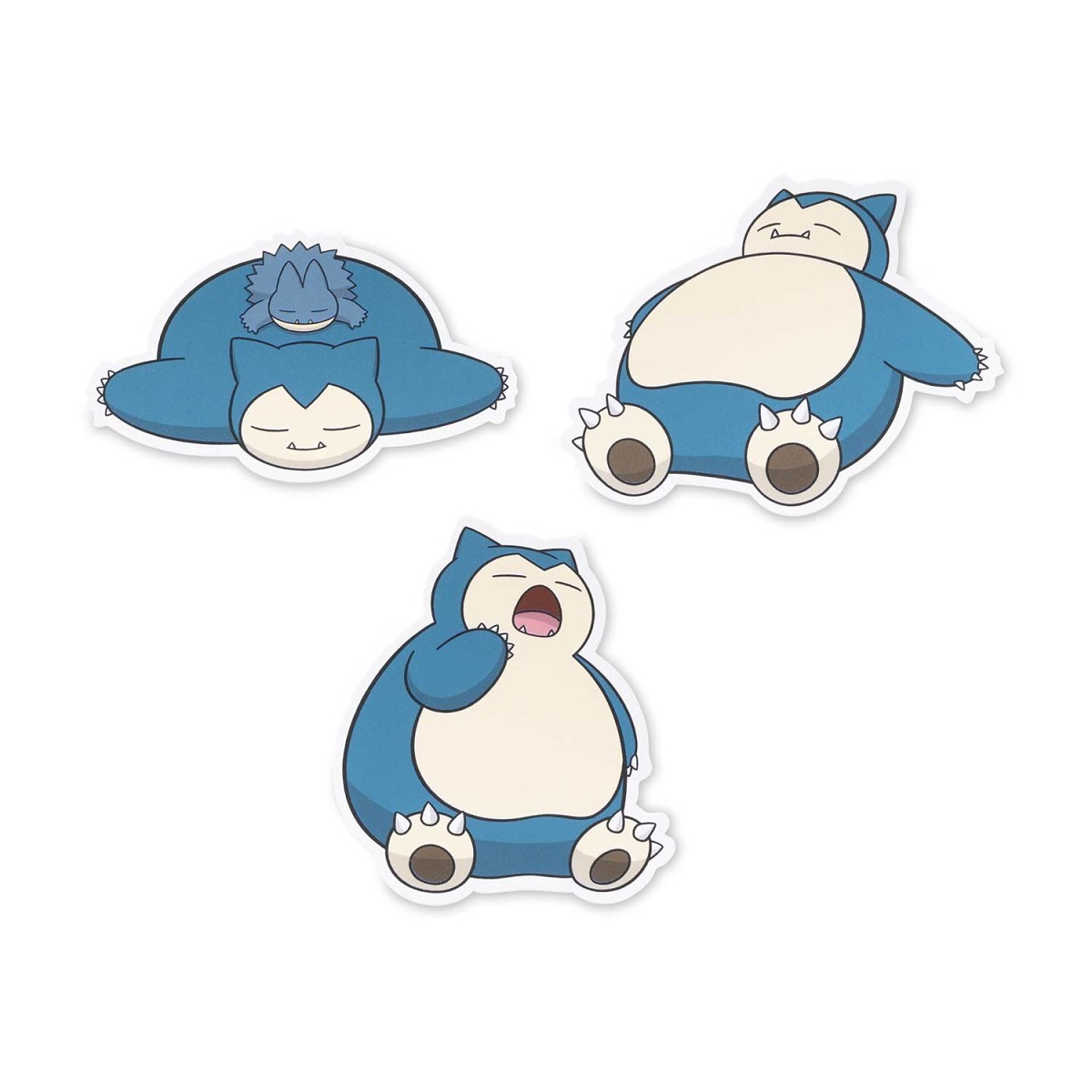 Snorlax Stickers (3-Pack) | Pokémon Center UK Official Site