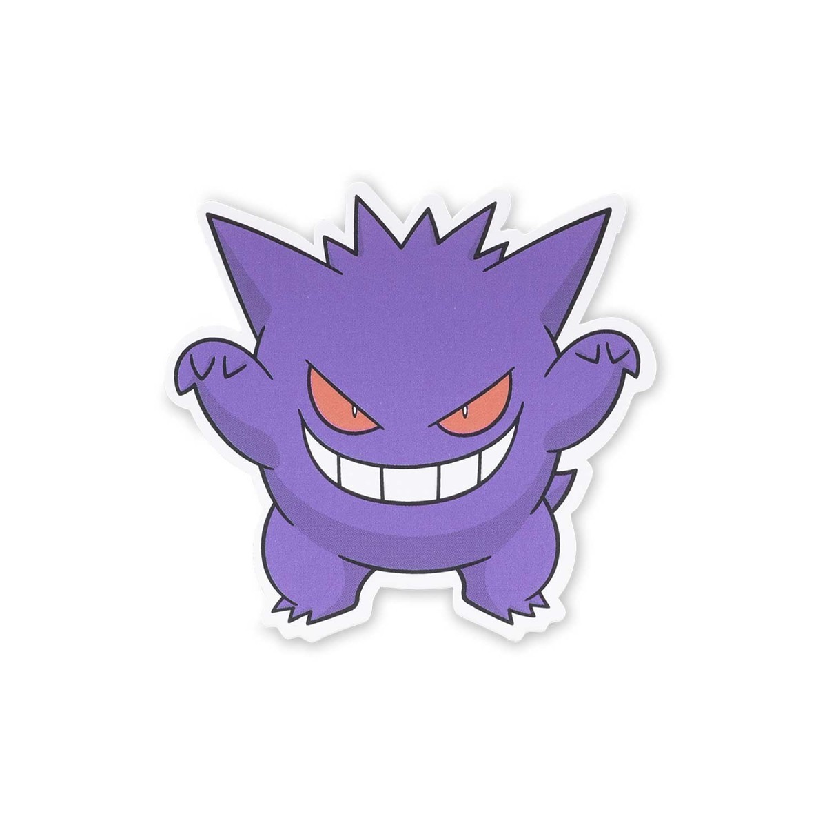 Gengar Stickers (3-Pack) | Pokémon Center Official Site