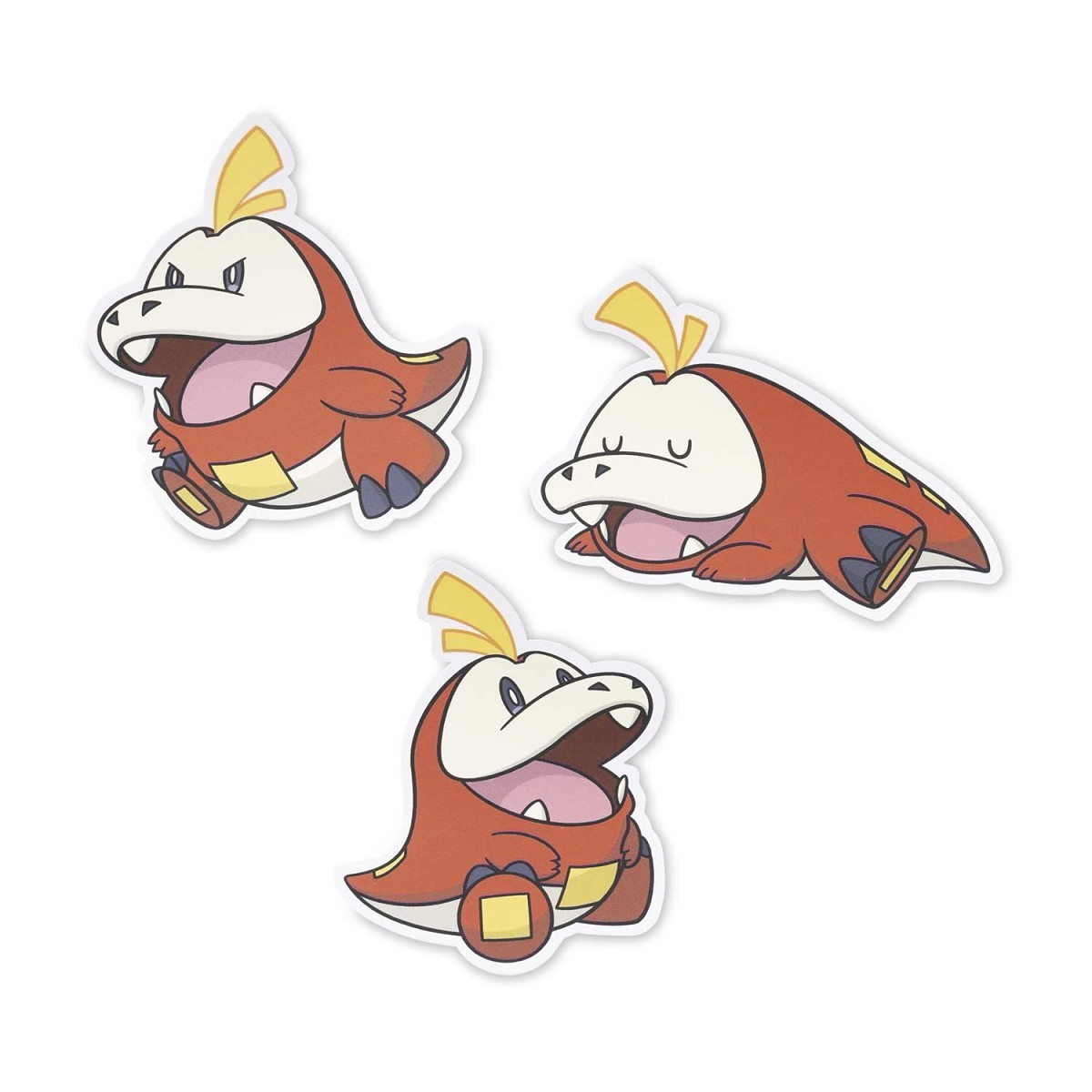 Fuecoco Stickers (3-Pack) | Pokémon Center UK Official Site