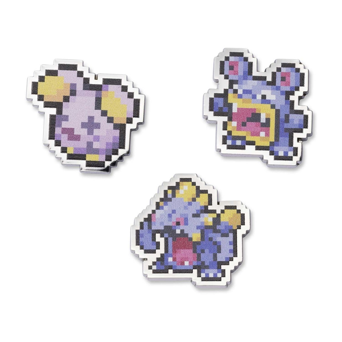 Whismur, Loudred & Exploud Pokémon Pixel Pins (3-Pack) | Pokémon Center ...