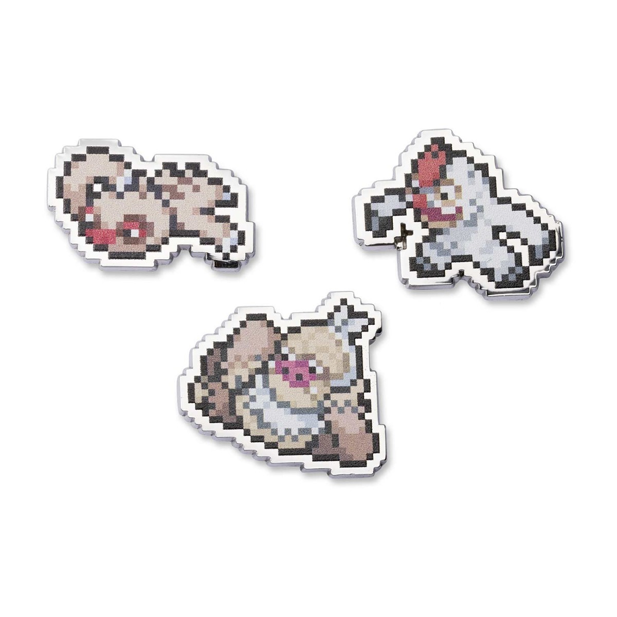 Slakoth, Vigoroth & Slaking Pokémon Pixel Pins (3-Pack) | Pokémon ...