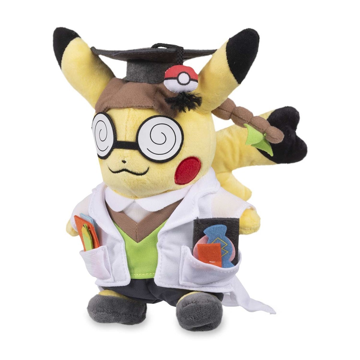 Cosplay Pikachu: Pikachu, Ph.D. Poké Plush - 10 ½ In. | Pokémon Center ...