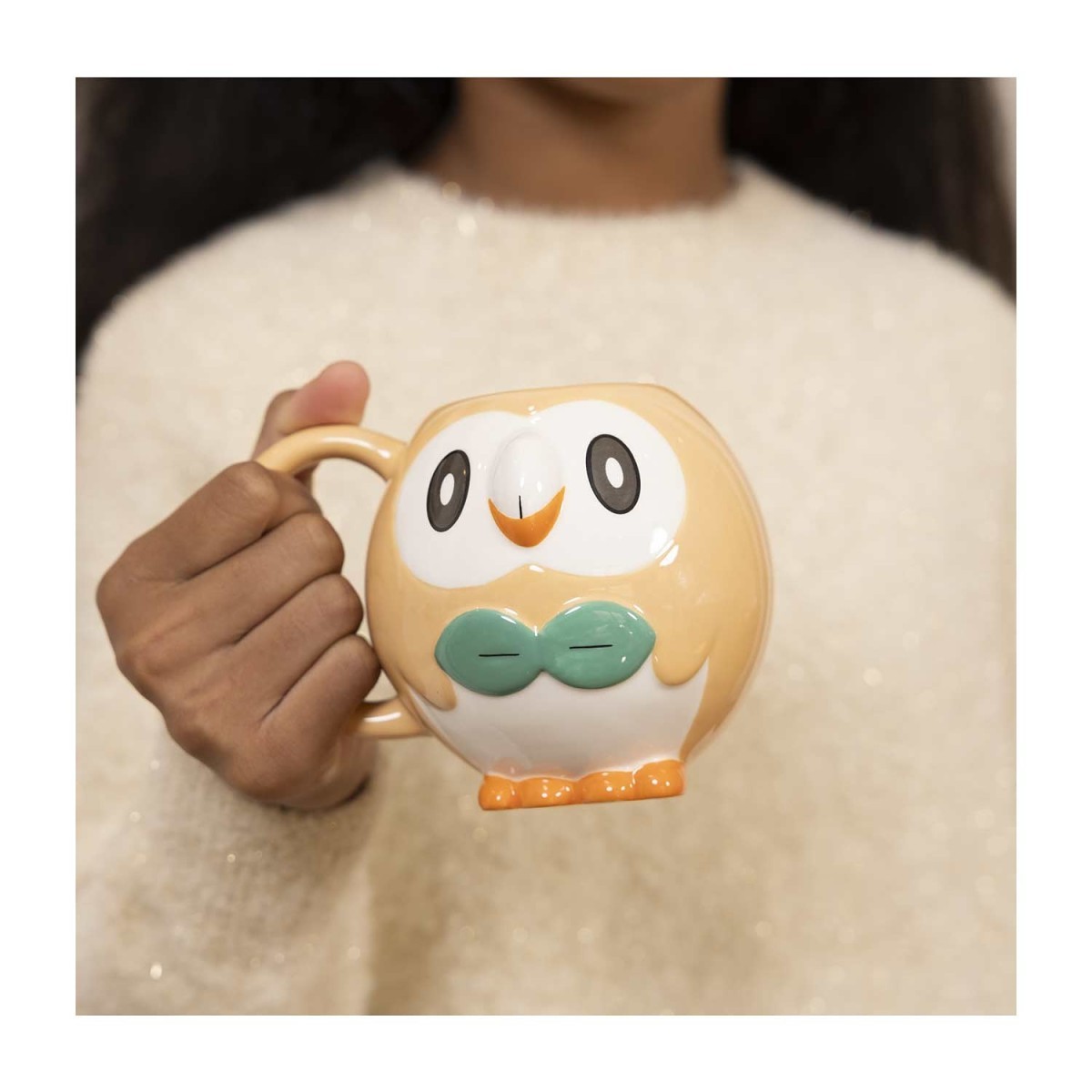 Rowlet Sculpted Mug | Pokémon Center Official Site