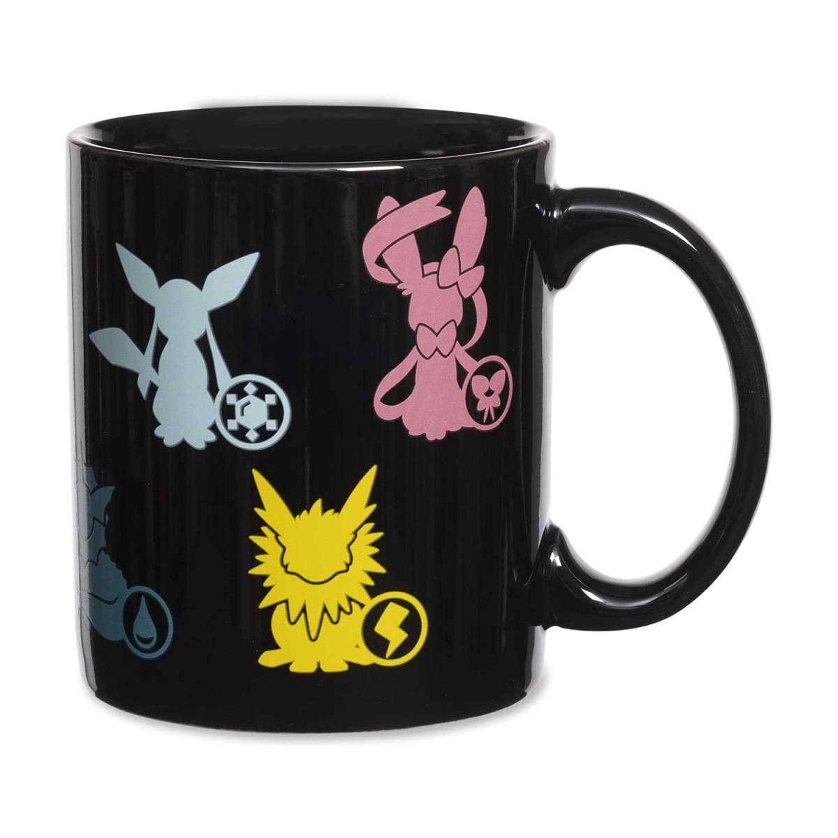 Eevee Evolutions Black Mug (11 oz.) | Pokémon Center Official Site