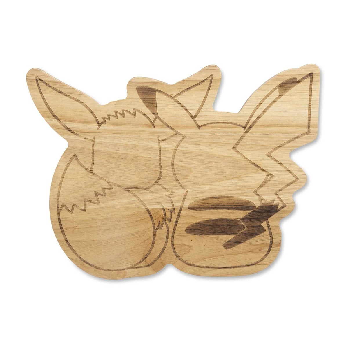 Pikachu & Eevee Pokémon Kitchen Wooden Cutting Board | Pokémon Center ...