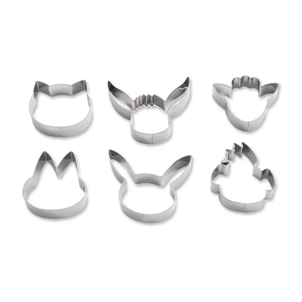 Pokémon Kitchen Cookie Cutters (6-Pack) | Pokémon Center Official Site