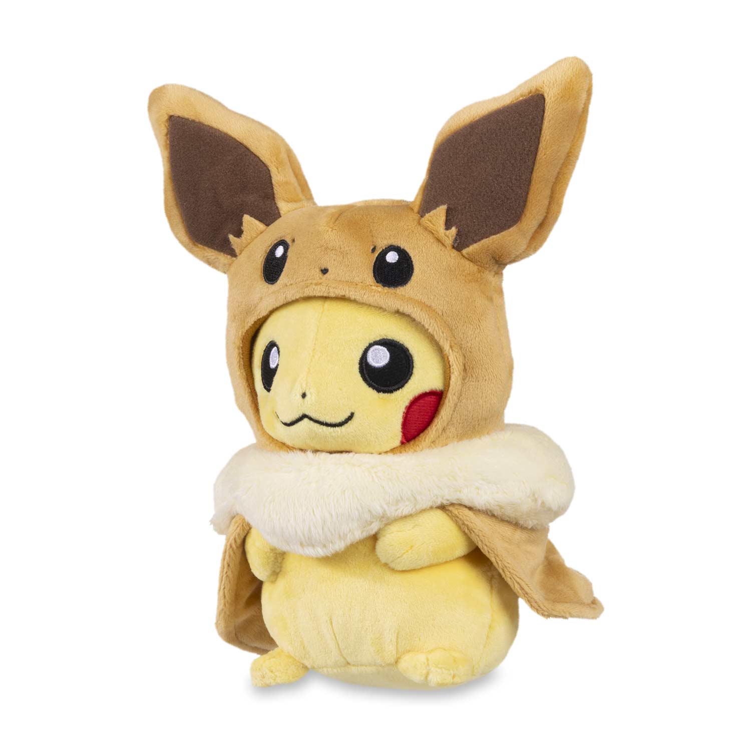 Eevee Cape Pikachu Poké Plush - 9 In. | Pokémon Center Official Site