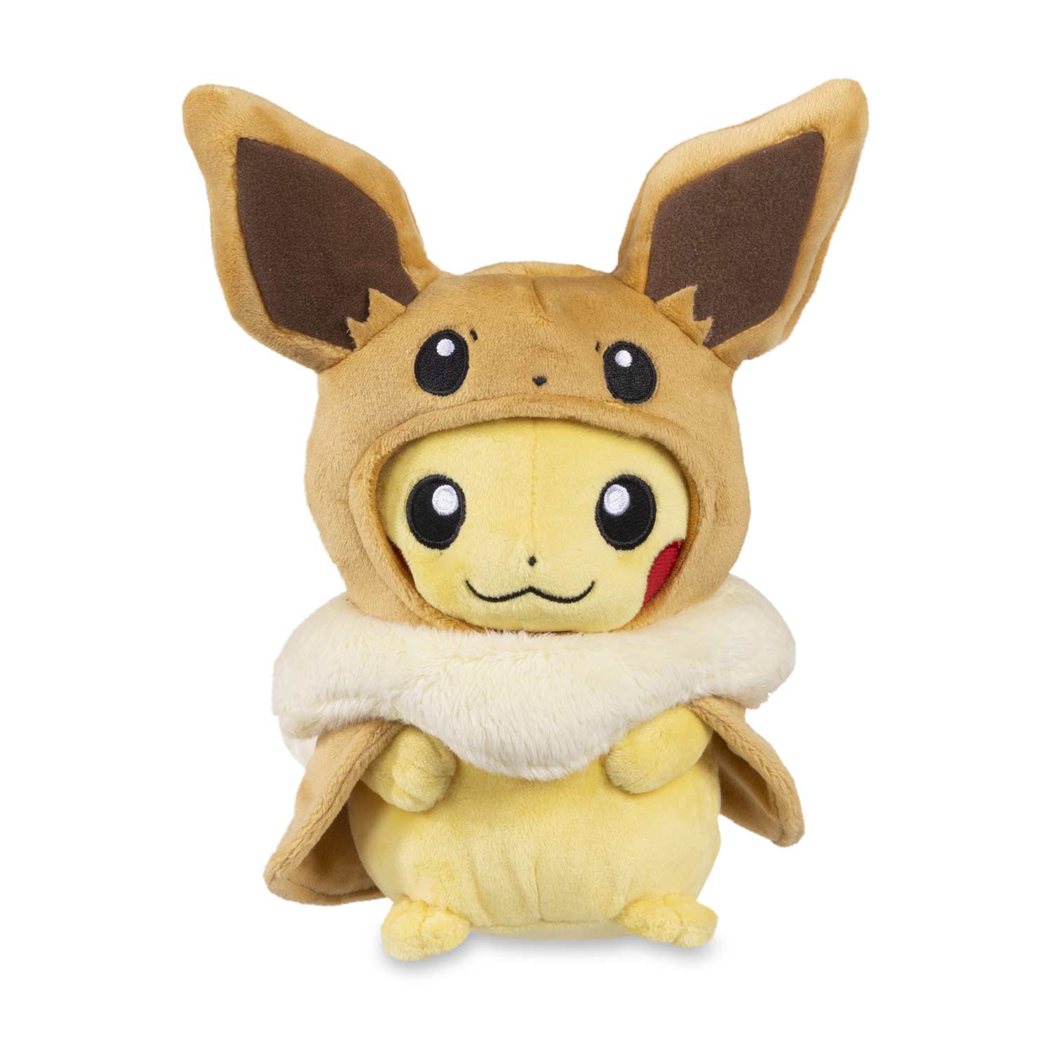 Eevee Cape Pikachu Poké Plush - 9 In. | Pokémon Center Official Site