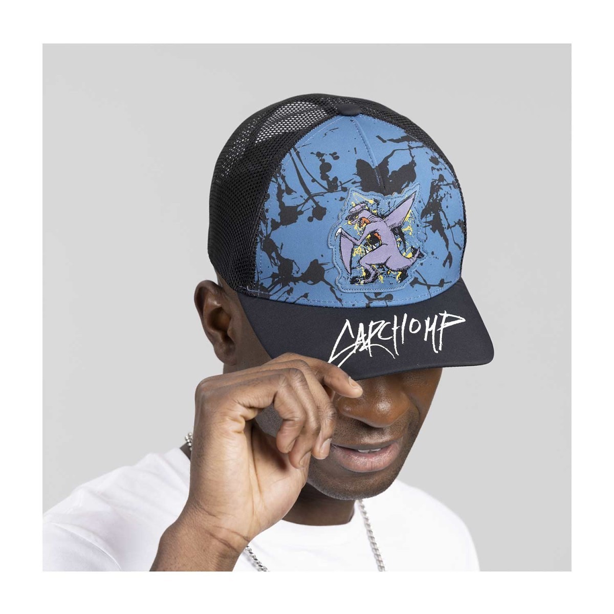 Pokémon Center × OMOCAT: Garchomp Trucker Hat | Pokémon Center ...