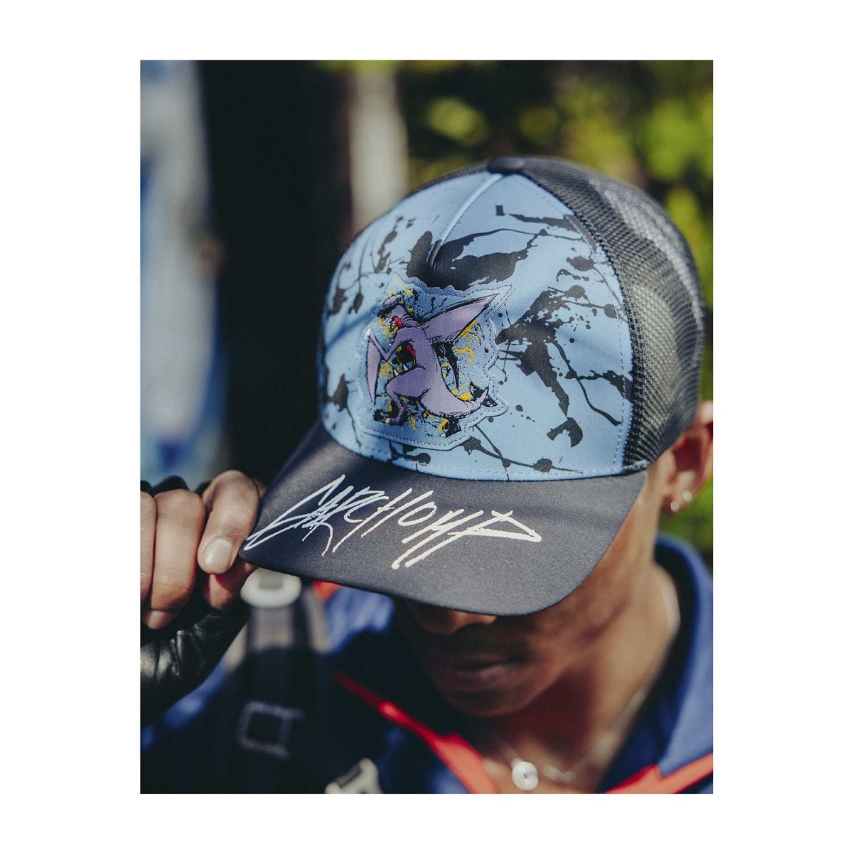 Pokémon Center × OMOCAT: Garchomp Trucker Hat | Pokémon Center ...