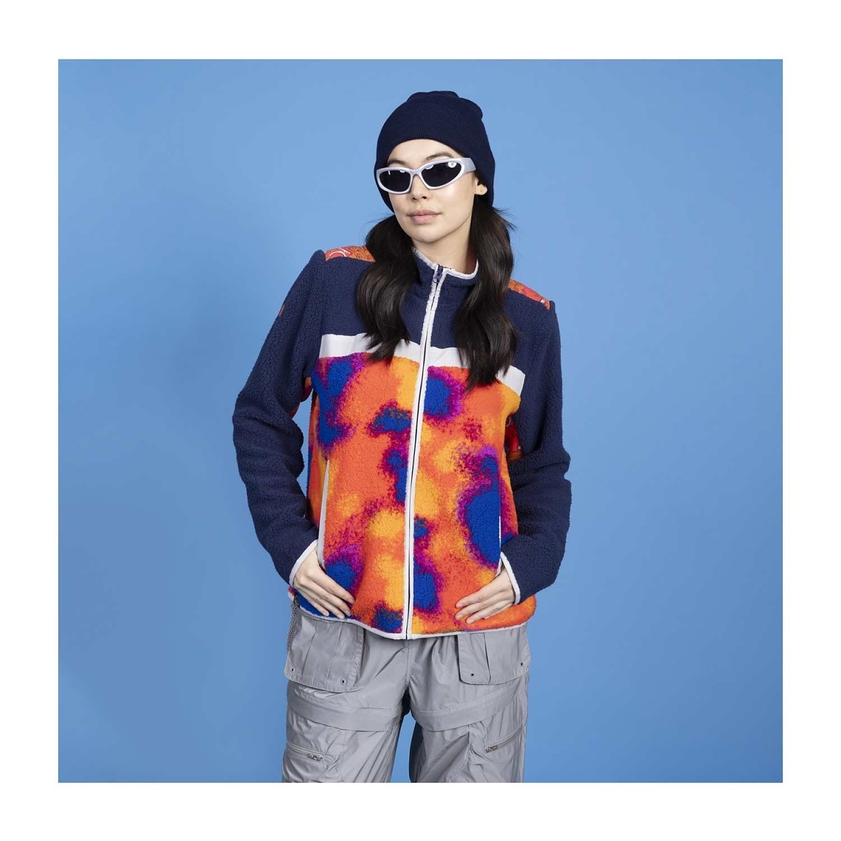 Entei Pokémon Fleece Zip-Up Jacket - Women | Pokémon Center Official Site