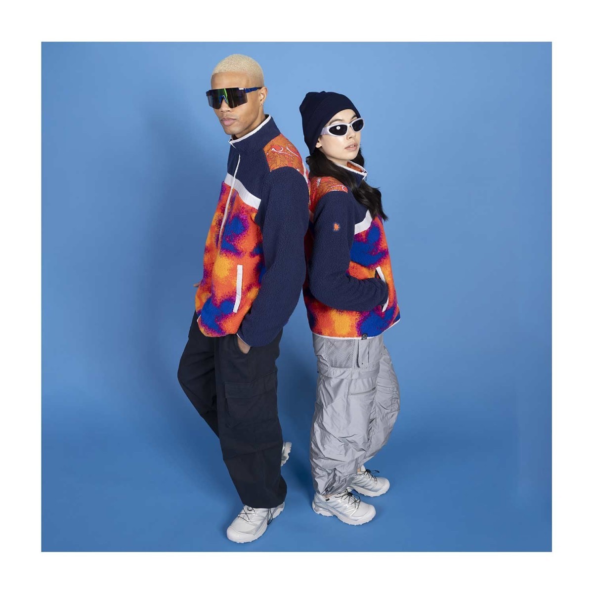 Entei Pokémon Fleece Zip-Up Jacket - Men | Pokémon Center Official Site