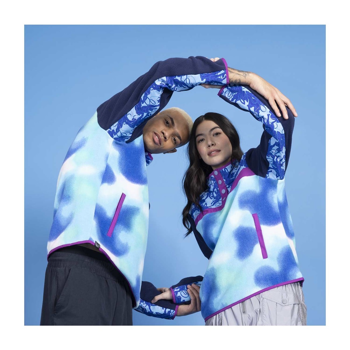 Suicune Pokémon Fleece Quarter-Snap Pullover Jacket - Women | Pokémon ...