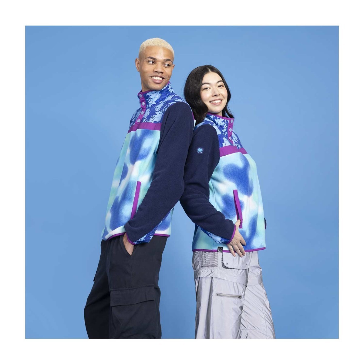 Suicune Pokémon Fleece Quarter-Snap Pullover Jacket - Men | Pokémon ...