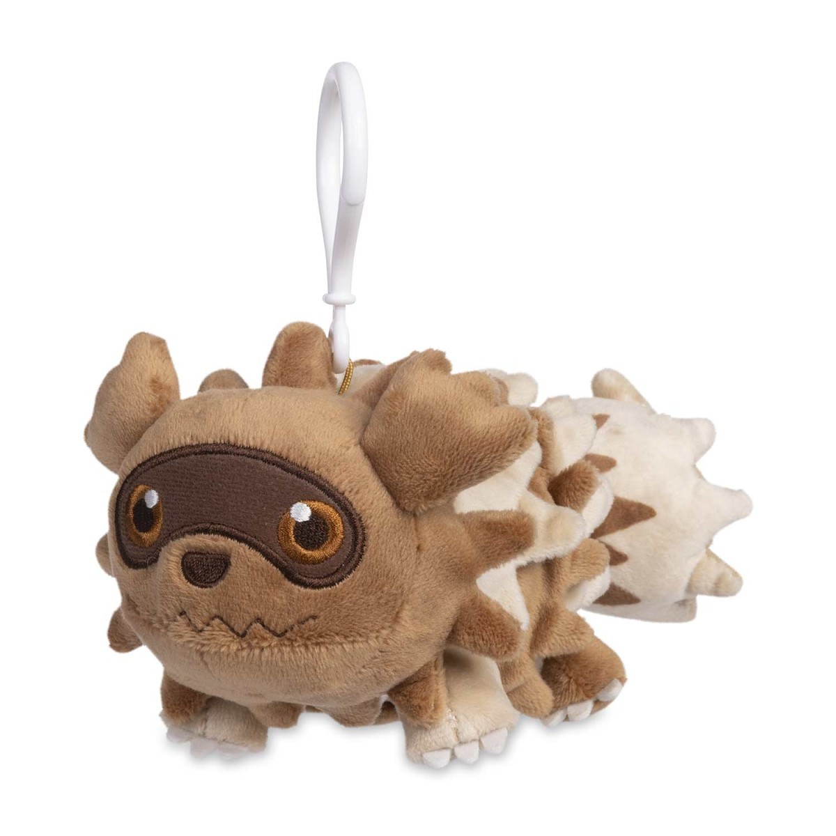 Zigzagoon & Galarian Zigzagoon Parallel Pairs Two-Plush Key Chain ...