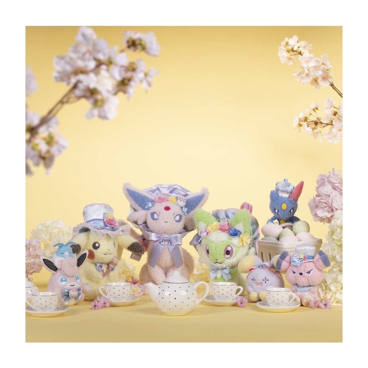 Whismur Fancy Spring Plush Key Chain | Pokémon Center UK Official Site