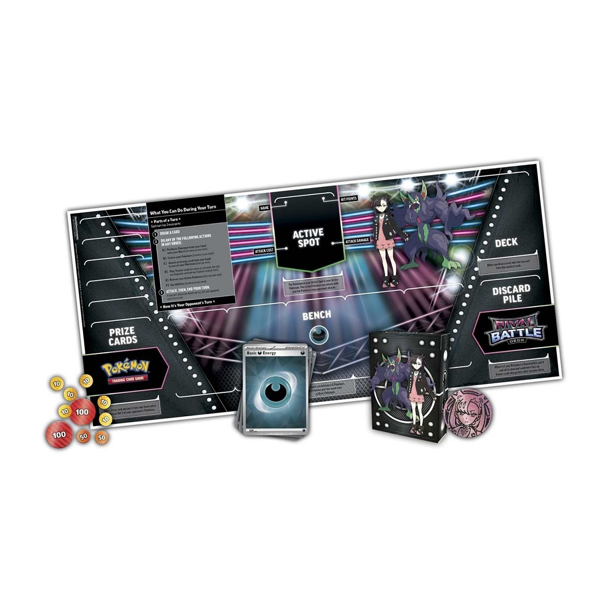 Pokémon TCG: Rival Battle Deck (Marnie) | Pokémon Center UK Official Site