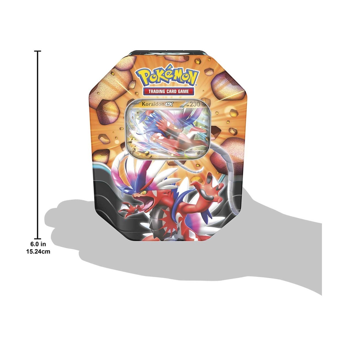 Pokémon TCG: Slashing Legends Tin (Koraidon ex) | Pokémon Center Canada ...