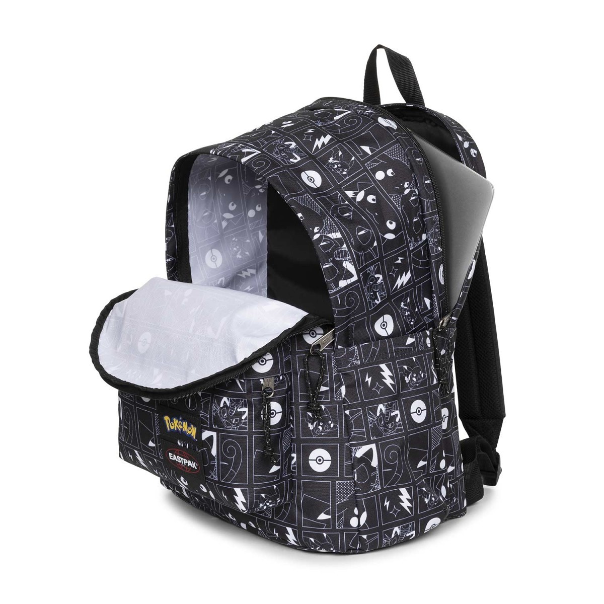 Pokémon × Eastpak: Pikachu & Meowth Day Office Backpack | Pokémon ...