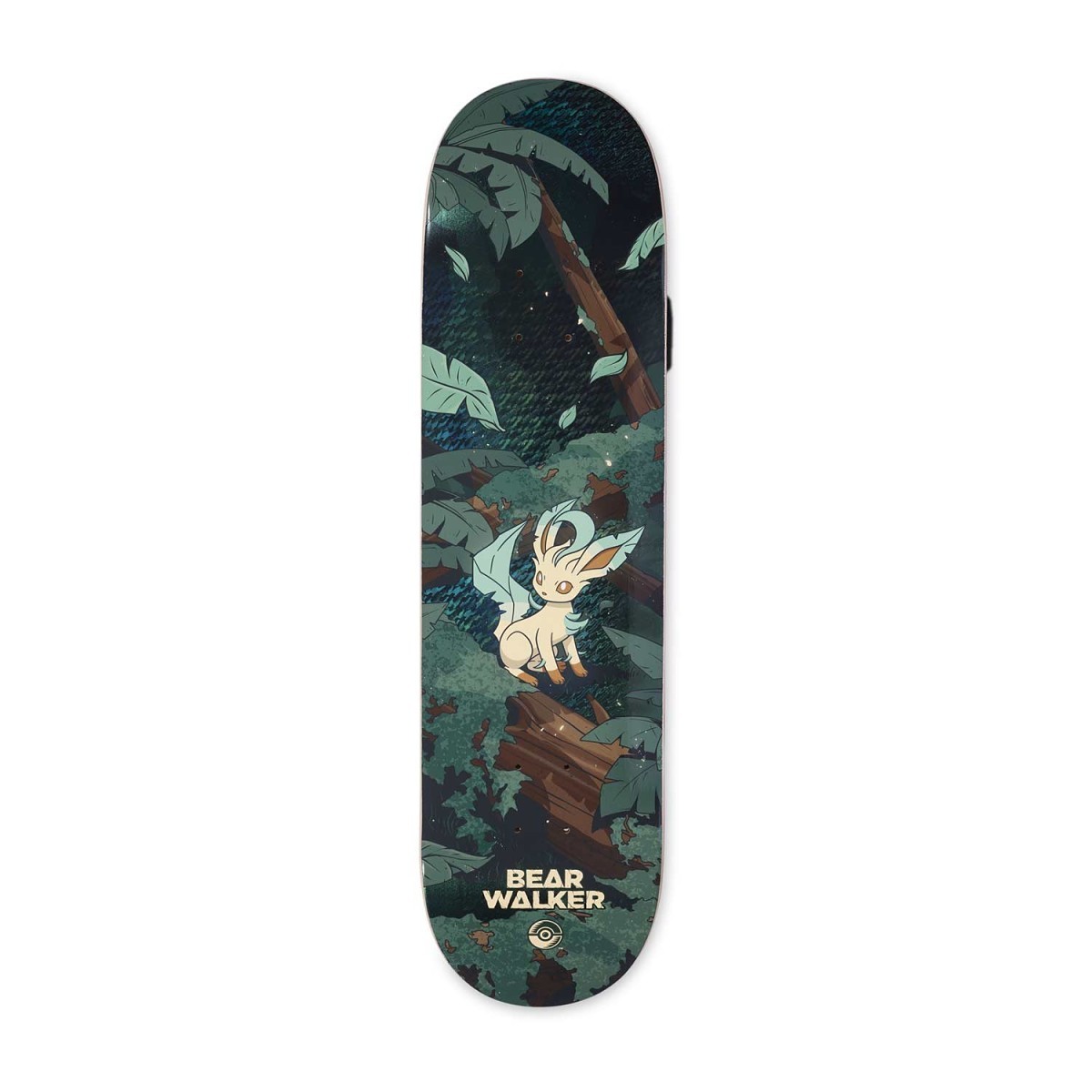 Pokémon Center × Bear Walker: Leafeon Skateboard Deck | Pokémon Center ...