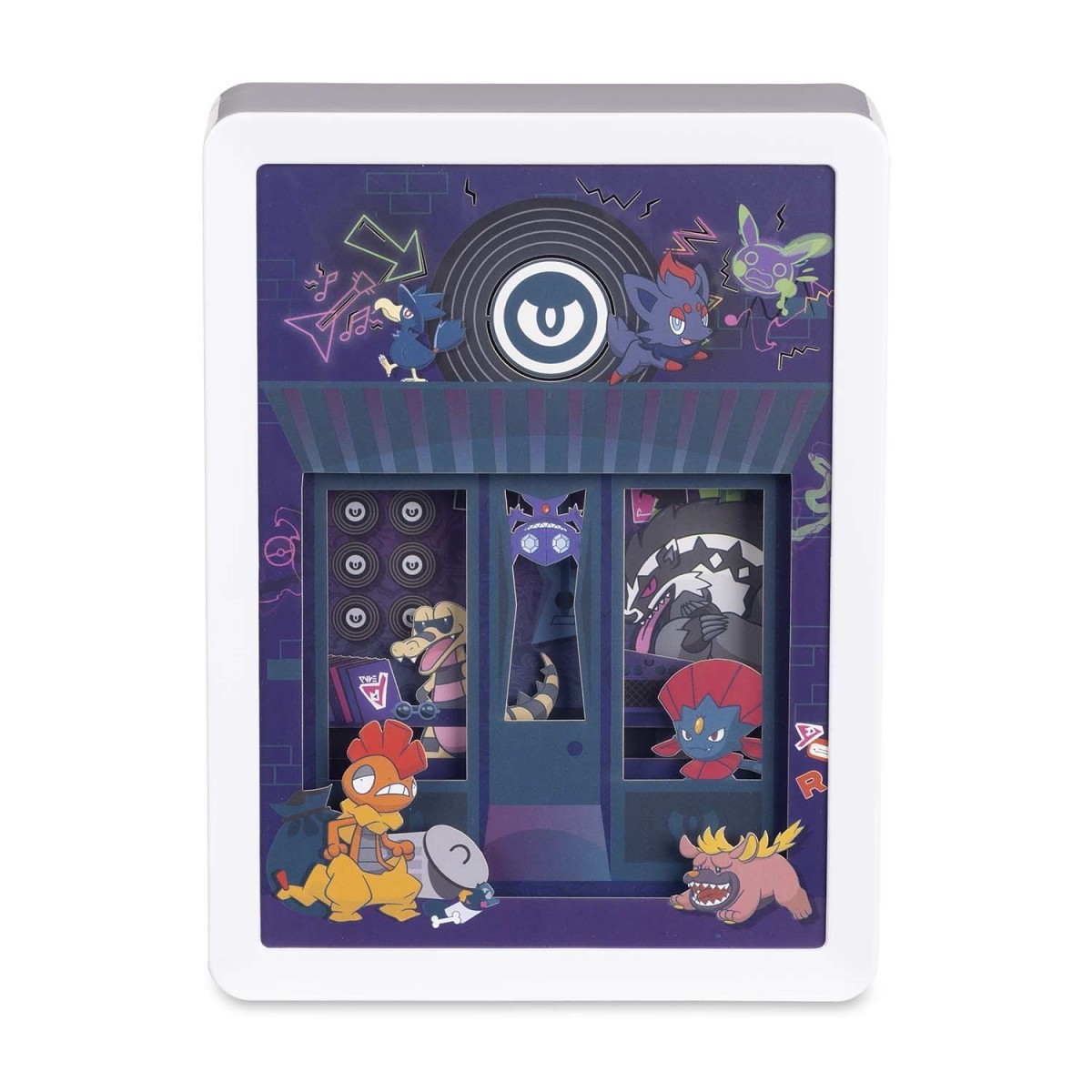 Dark-Type Pokémon Home Accents Paper Light Box | Pokémon Center UK ...