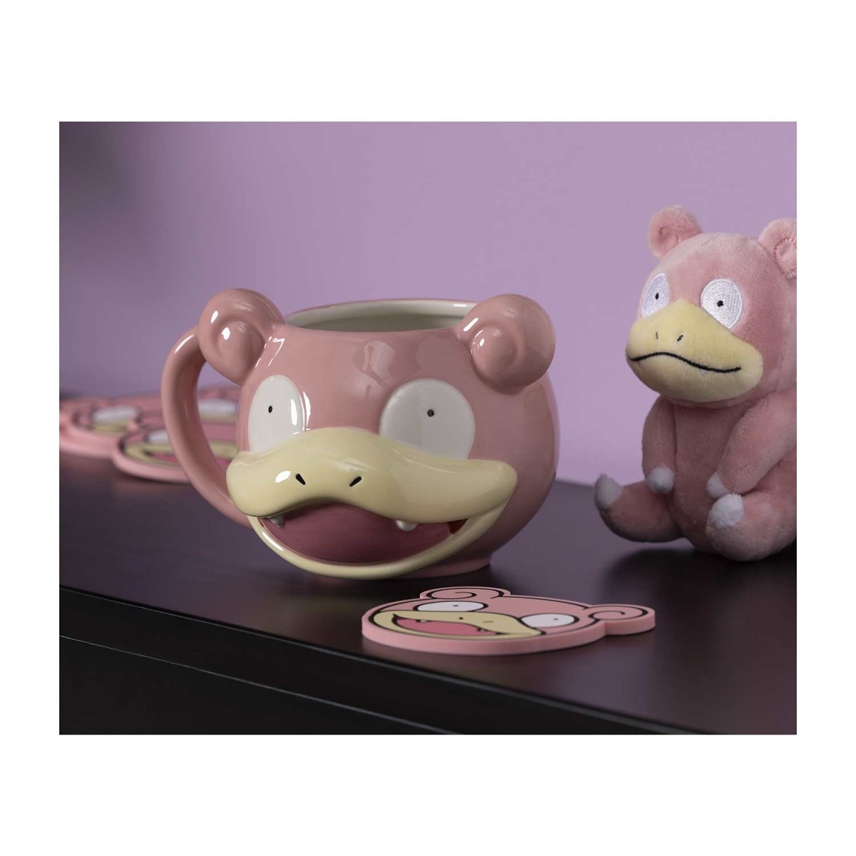 Slowpoke Pokémon Home Accents Coasters (4-Pack) | Pokémon Center UK ...