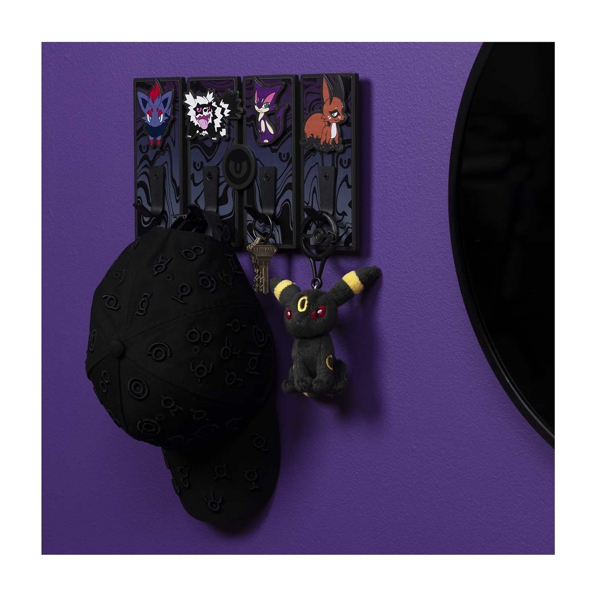 Dark-Type Pokémon Home Accents Wall Mount Key Rack | Pokémon Center ...