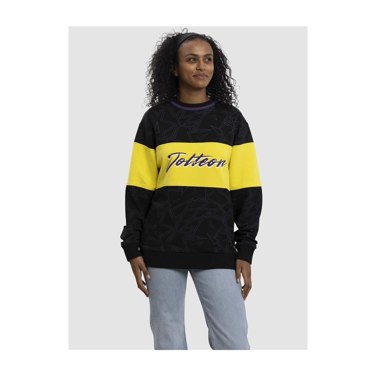 Eevee Evolutions: Jolteon Crew Neck Sweatshirt - Adult | Pokémon Center ...